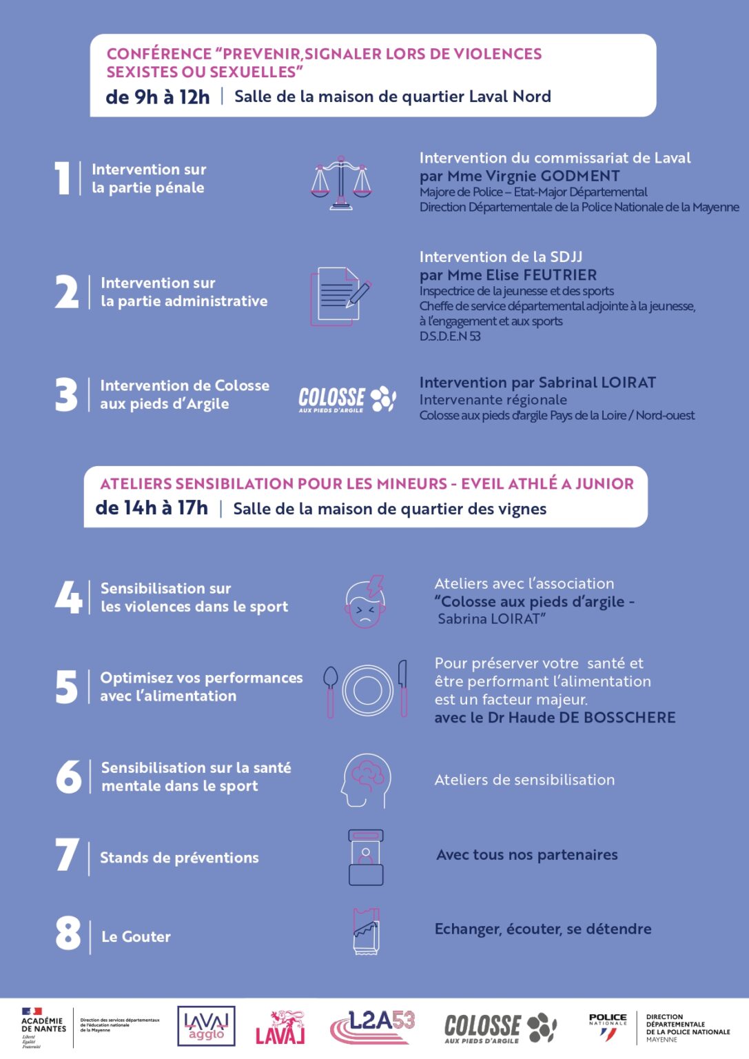 Journée de sensibilisation sur les violences dans le sport à ne pas ...